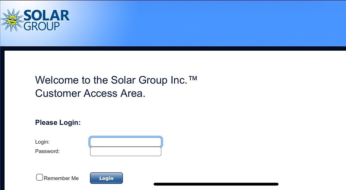 Digital Tools for Our Clients | The Solar Group Inc
